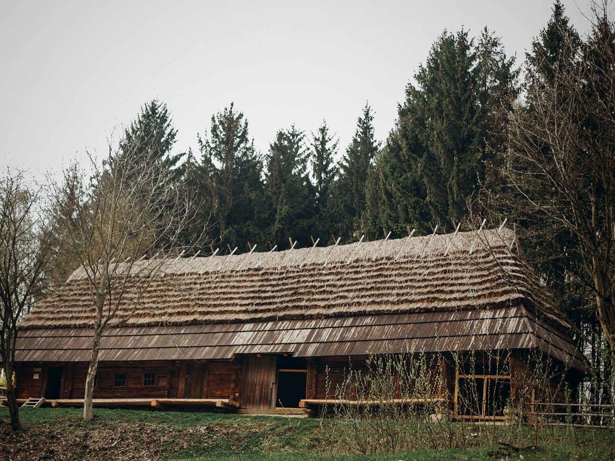 Rustic, wooden barn at countryside farm | Melanie P. Smith
